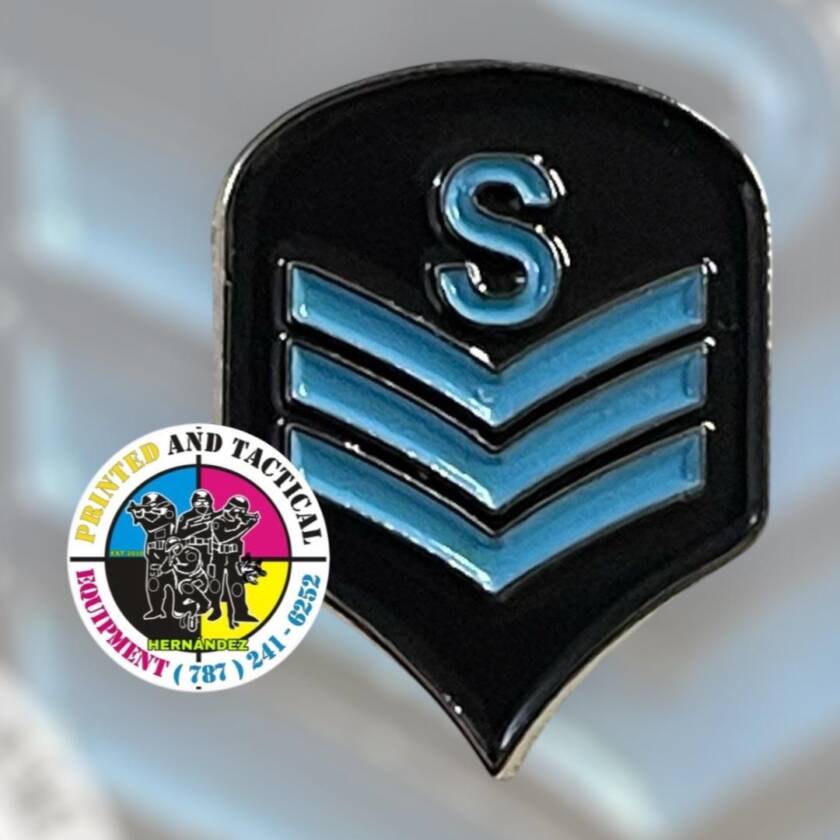 Pin Rango de Sargento – Printed and Tactical Equipment